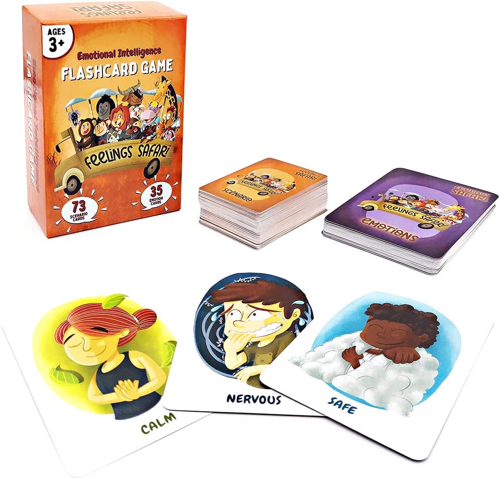 Amazon.com: Feelings Safari Flashcards for Kids - Developed by ...