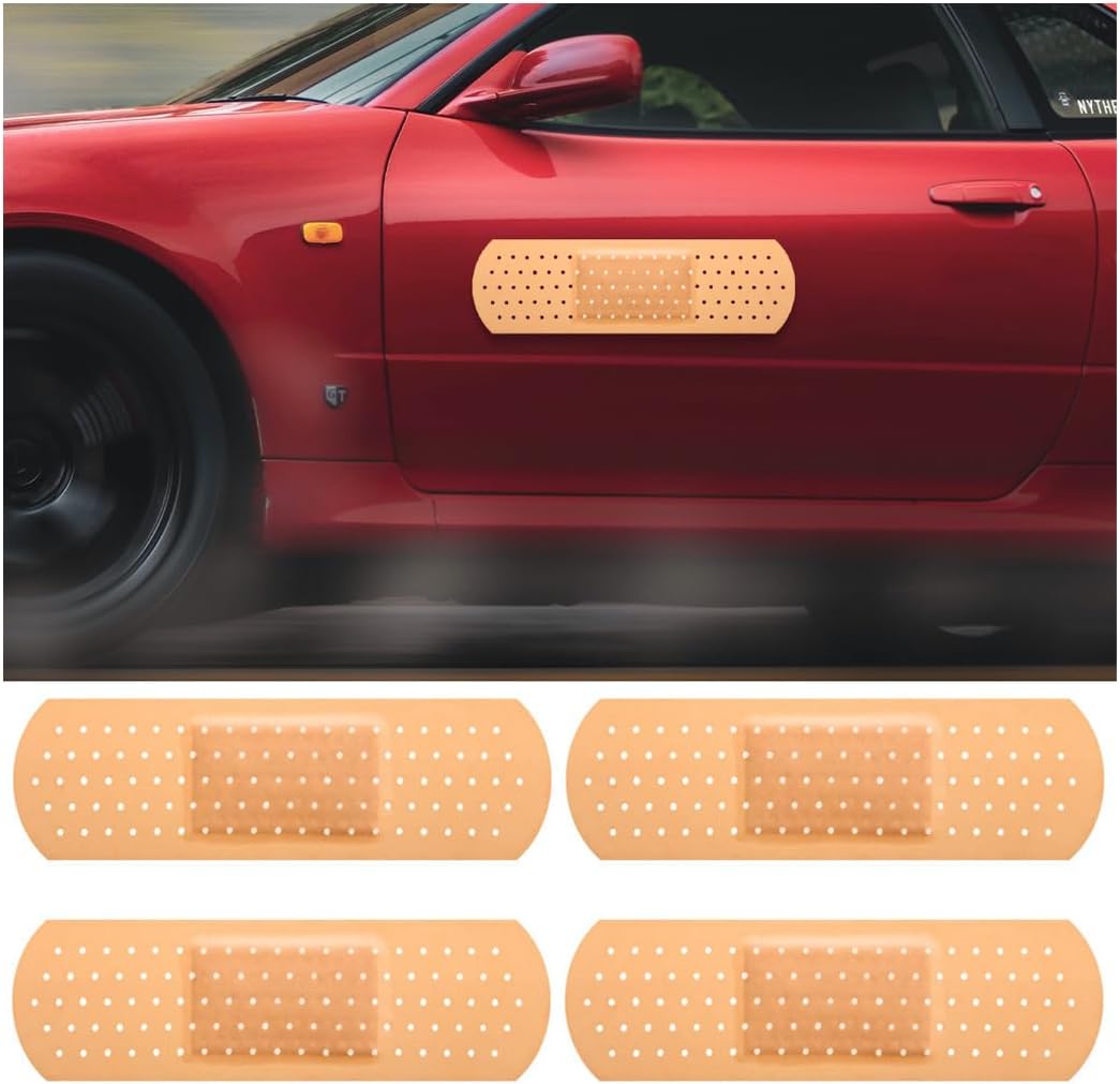 Amazon.com: Moioee 4 Pcs Car Bumper Stickers, Funny Bandage Decal, Band ...