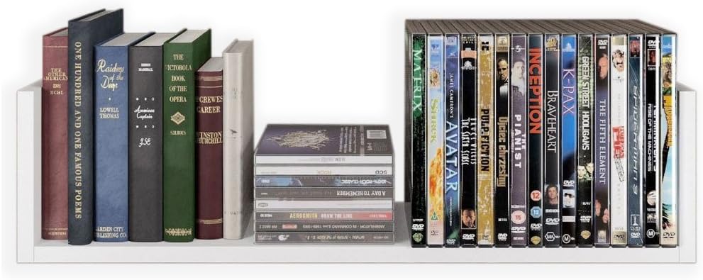 Amazon.com: Floating Contemporary U Shape Wall Mountable Book Shelves ...