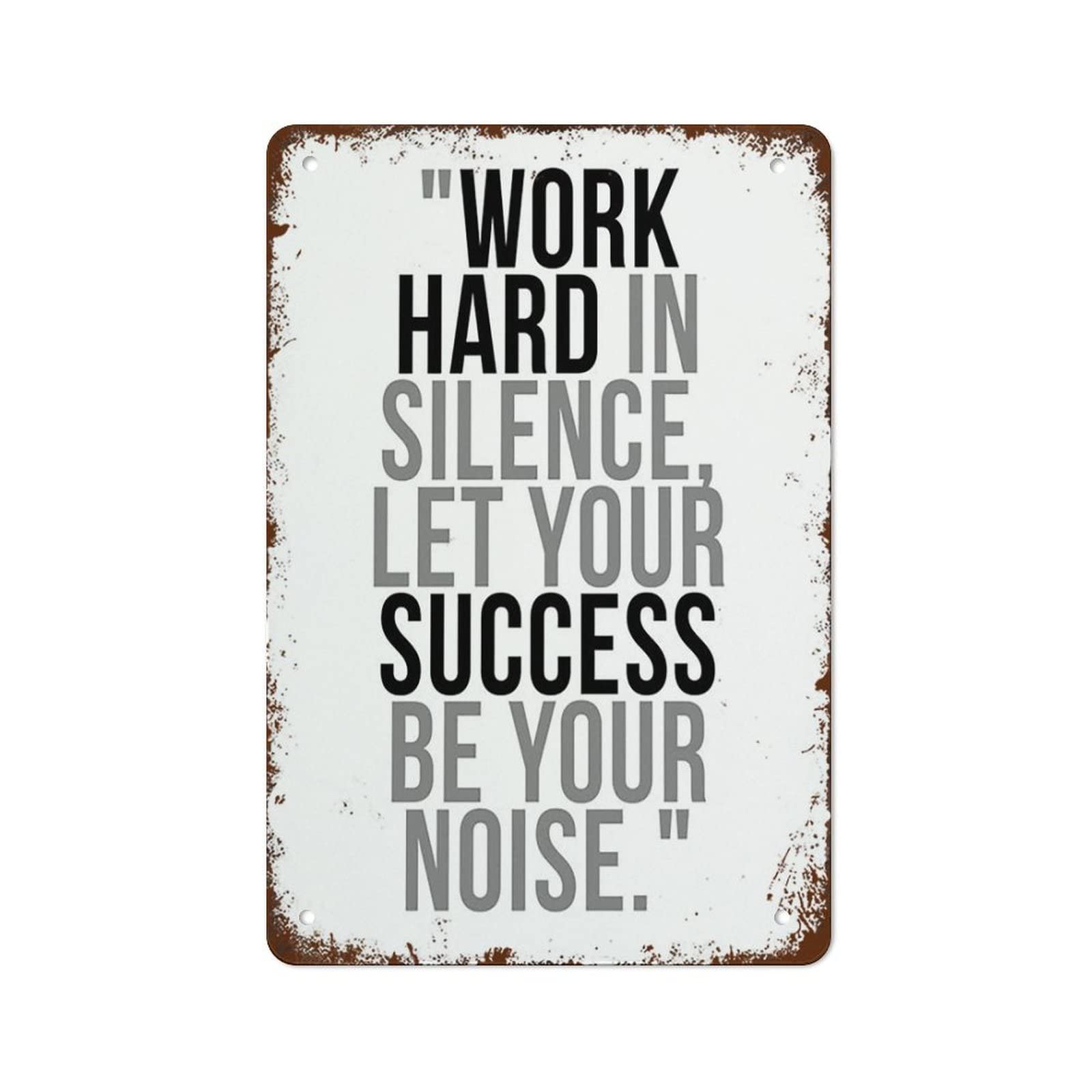 Silence In Office Quotes Amable Arts Poster Pack | Work Hard In