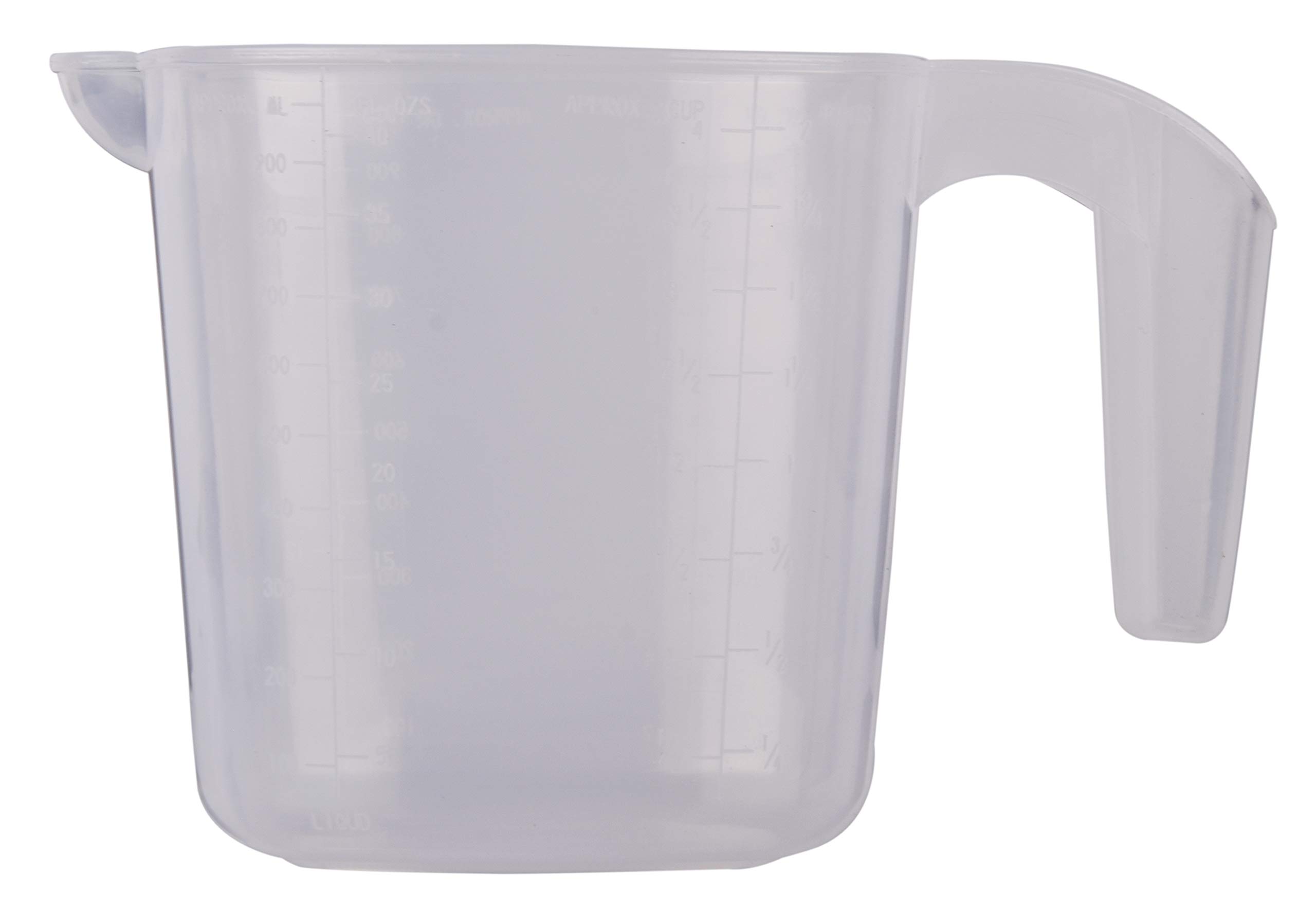 Buy BENKI BREWING TOOLS Plastic Measuring Jar, 1 Liter, 4.5 cm, Clear ...