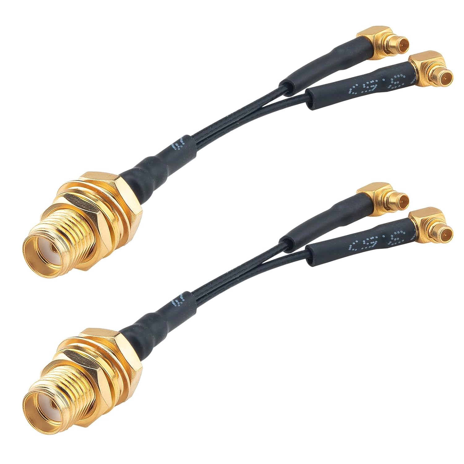 Amazon.com: SMA to MMCX Coax Cable SMA Female to Dual MMCX Male ...