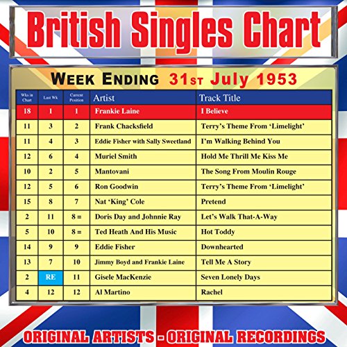 Écouter British Singles Chart - Week Ending 31 July 1953 de VARIOUS ...