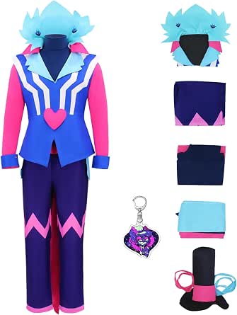 Amazon.com: Asmodeus Cosplay Hazbin Cosplay Halloween Set with Tails ...