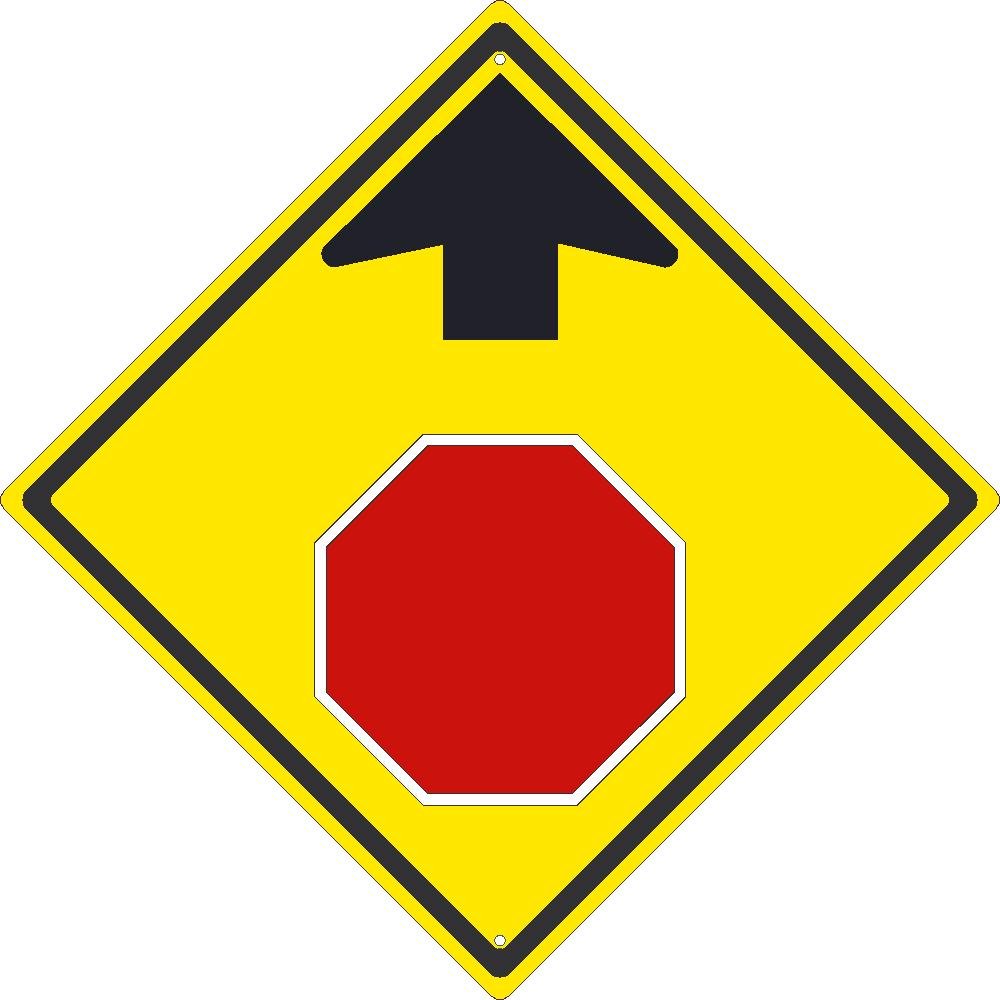 Buy NMC TM609K Stop Ahead Graphic Sign - 24in. Heavy Duty High ...