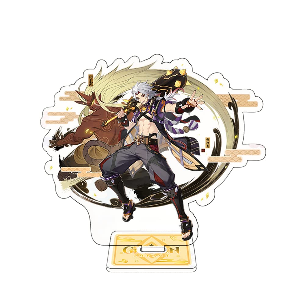 Amazon.com: Hilichurl Arataki Itto Figure Stand Genshin Impact ...