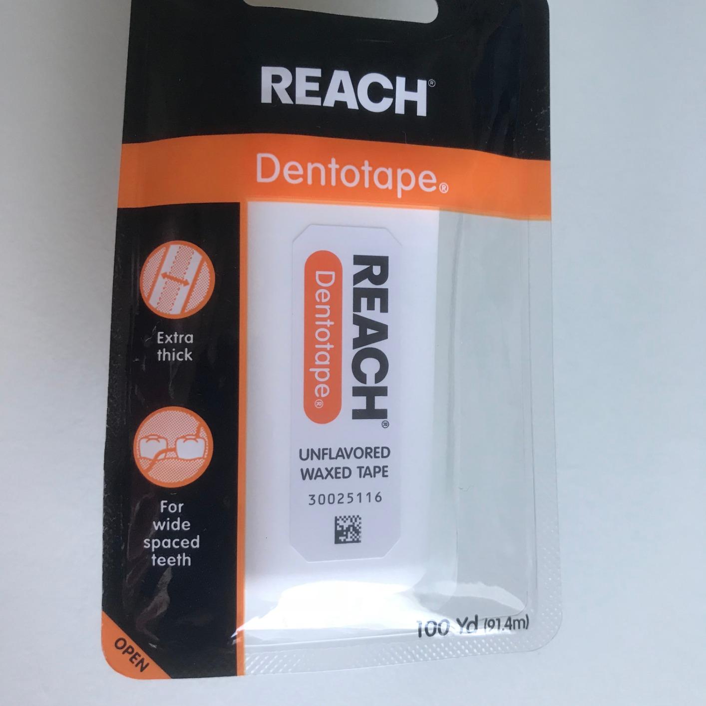 Amazon.com: Reach Dentotape Waxed Dental Floss with Extra Wide Cleaning ...
