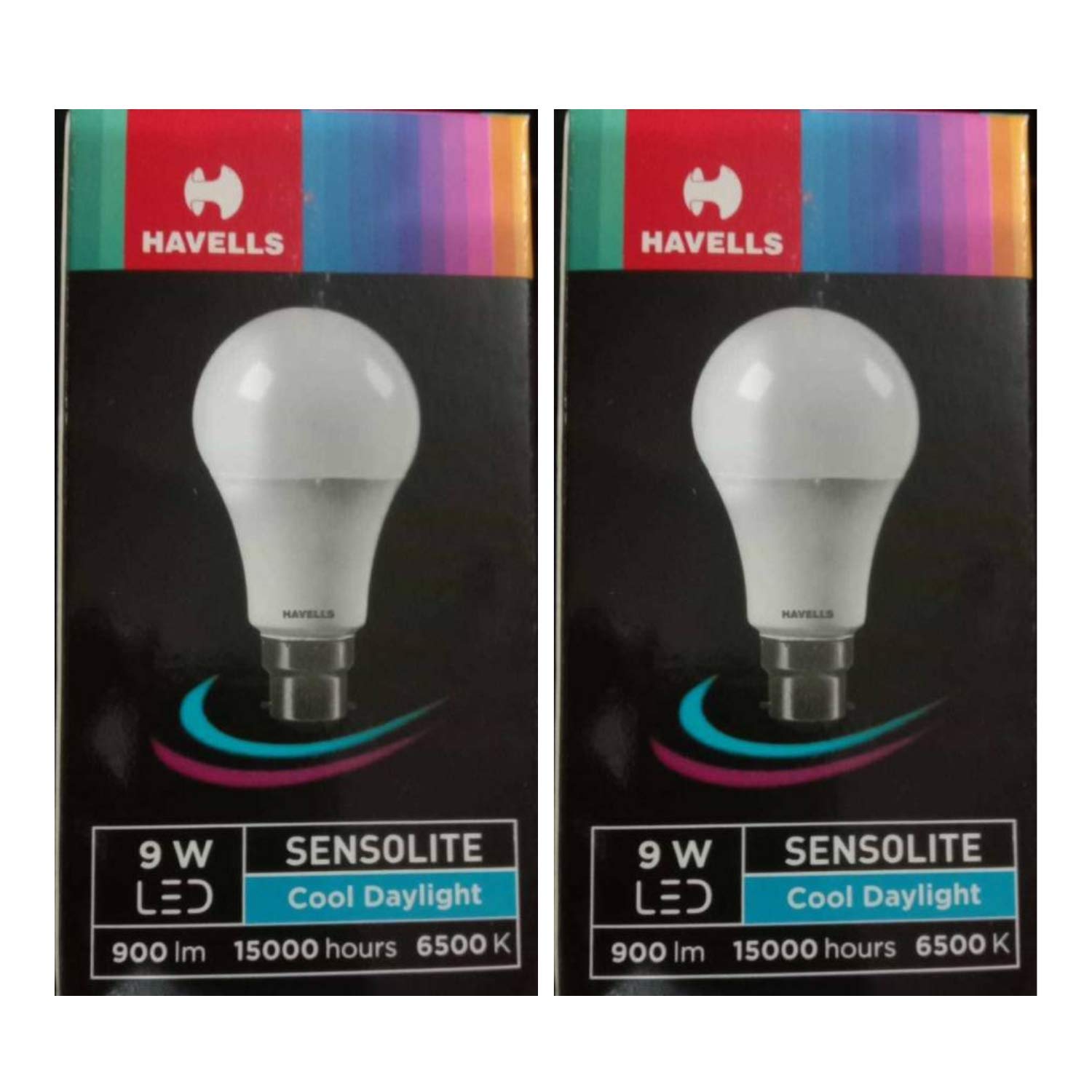 Buy Havells 9W b22d LED Cool Day Light Bulb, Pack of 2 ...