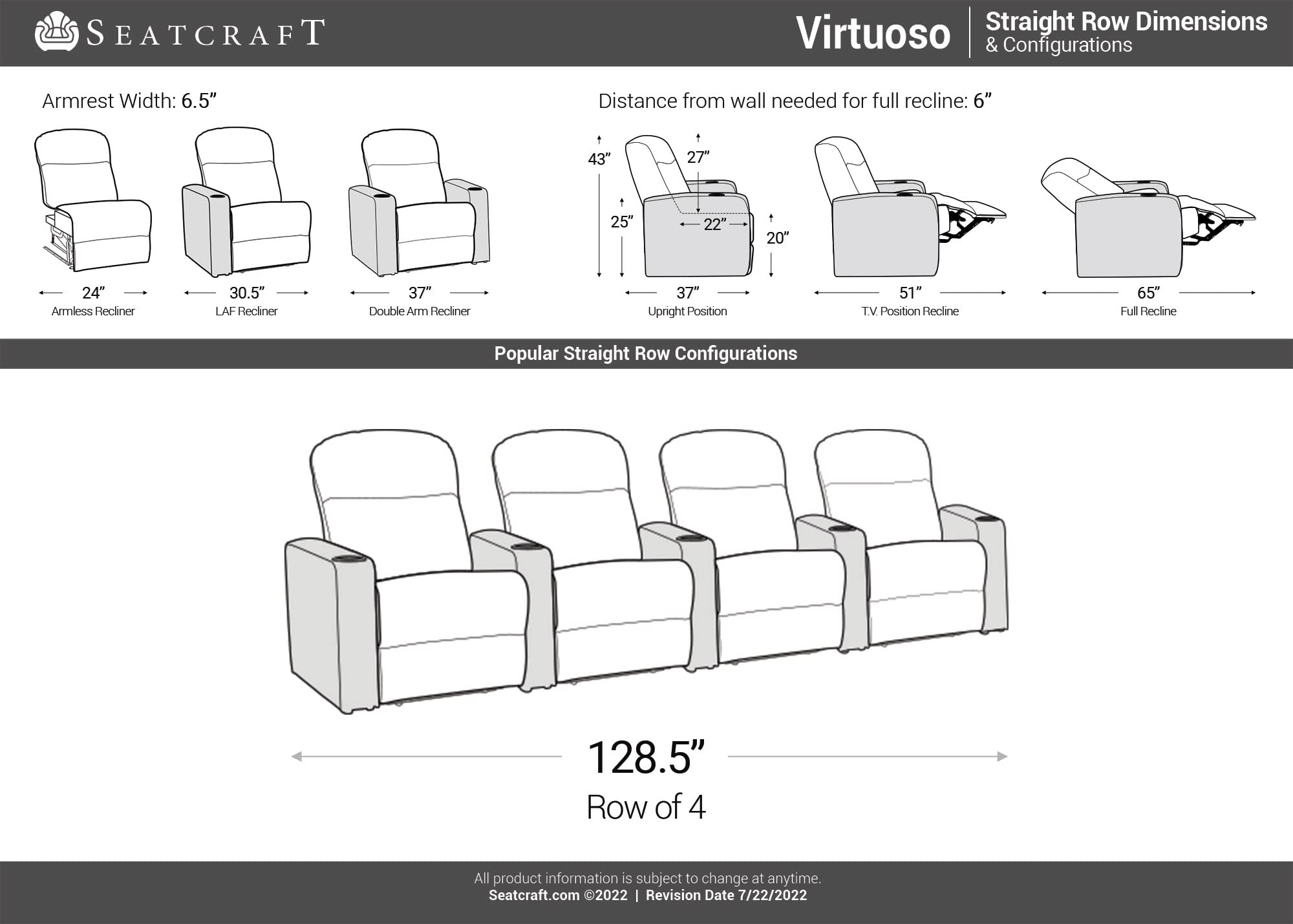 Home Theater Seating Dimensions Wholesale Home Theatre Seating For
