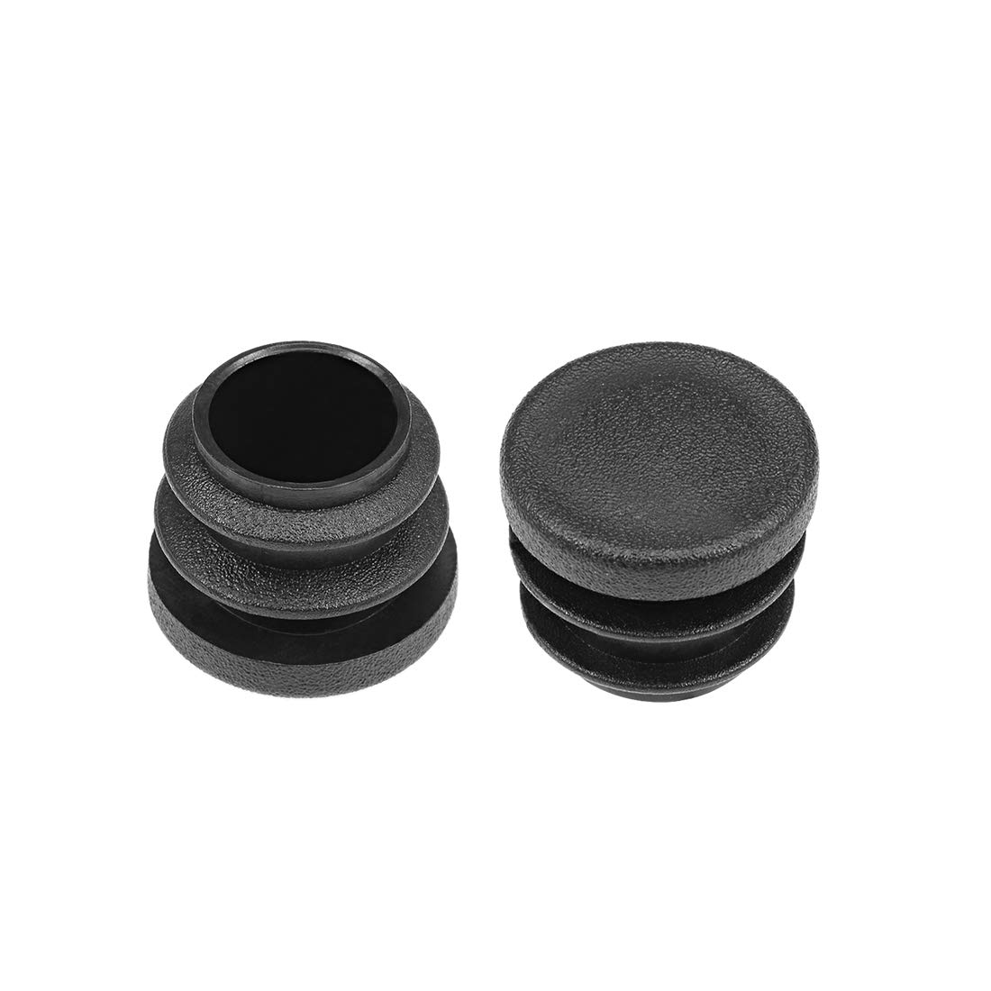 uxcell Plastic Plug End Caps 16mm Round Furniture Table Chair Legs ...