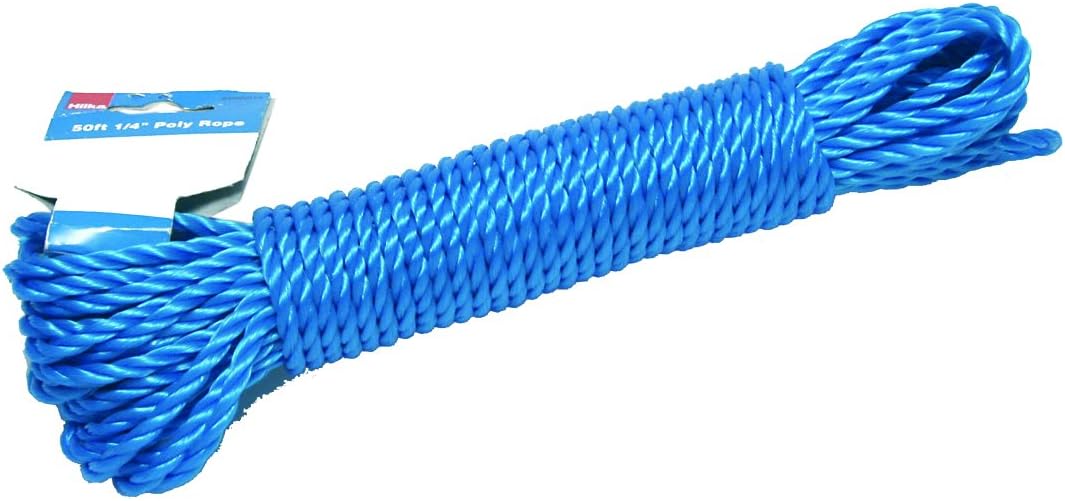 Faithfull FAIRB22060 Blue Poly Rope 6mm 220m : Amazon.co.uk: DIY & Tools