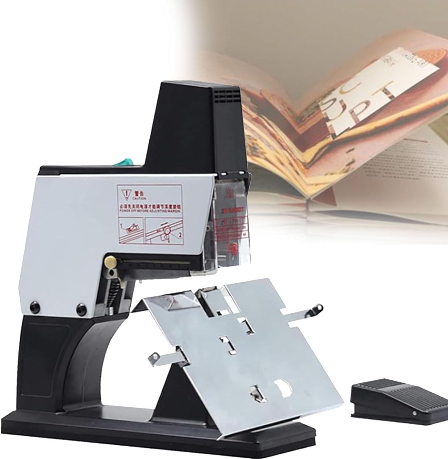 Amazon.com: LSBHPPD Commercial Flat Stitch Stapler,Heavy-Duty Electric ...