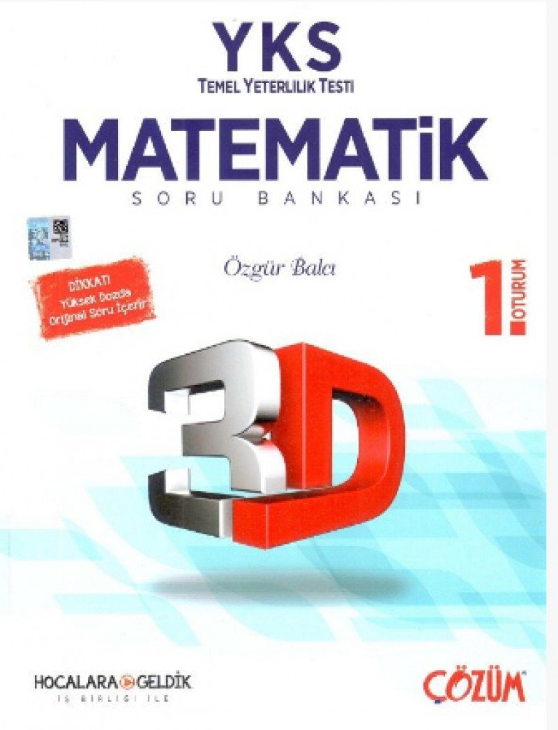 Amazon.com: YKS TYT 1. Oturum 3D Matematik Soru Bankasi: 9786051941370 ...