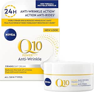 NIVEA Q10 Power Anti-Wrinkle Firming Day Face Cream, Anti Wrinkle ...