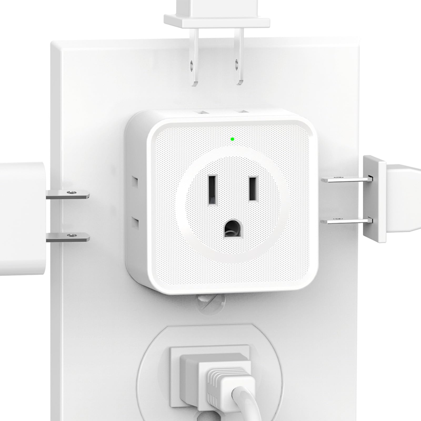 Amazon.com: 2 Pack Multi Plug Outlet Extender, JcBlaon 5 Way Electrical ...