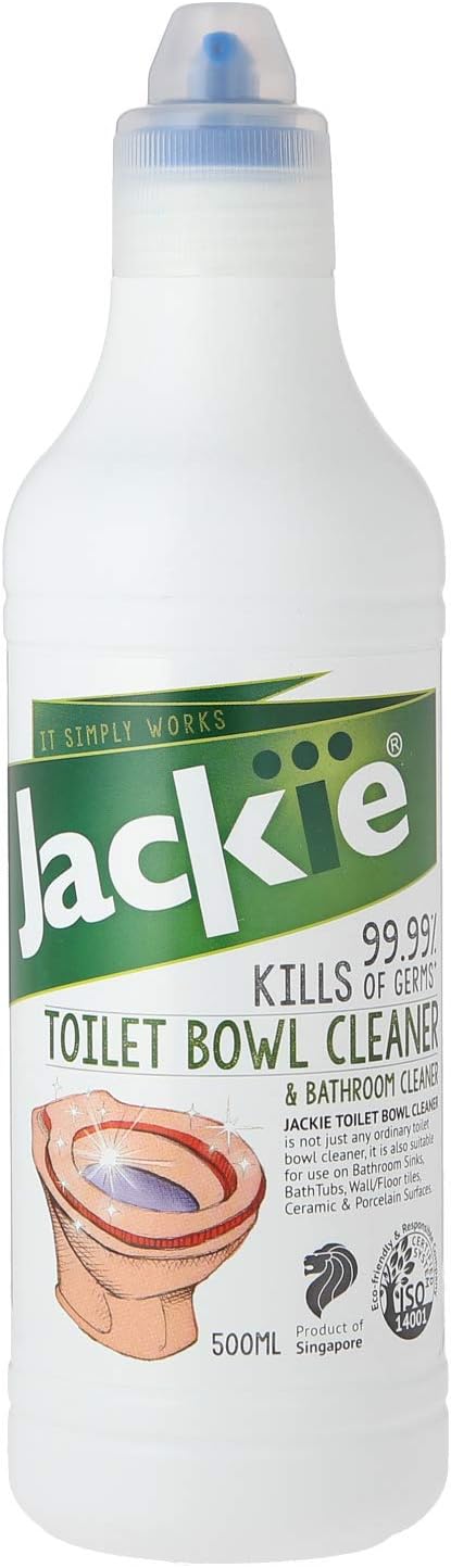 Jackie Toilet Bowl & Bathroom Cleaner, 500ml : Amazon.sg: Health ...
