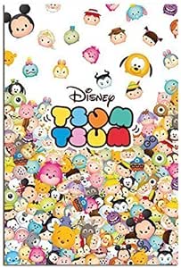 Amazon.com: Disney Tsum Tsum Pile Up Poster Gloss Laminated - 91.5 x ...