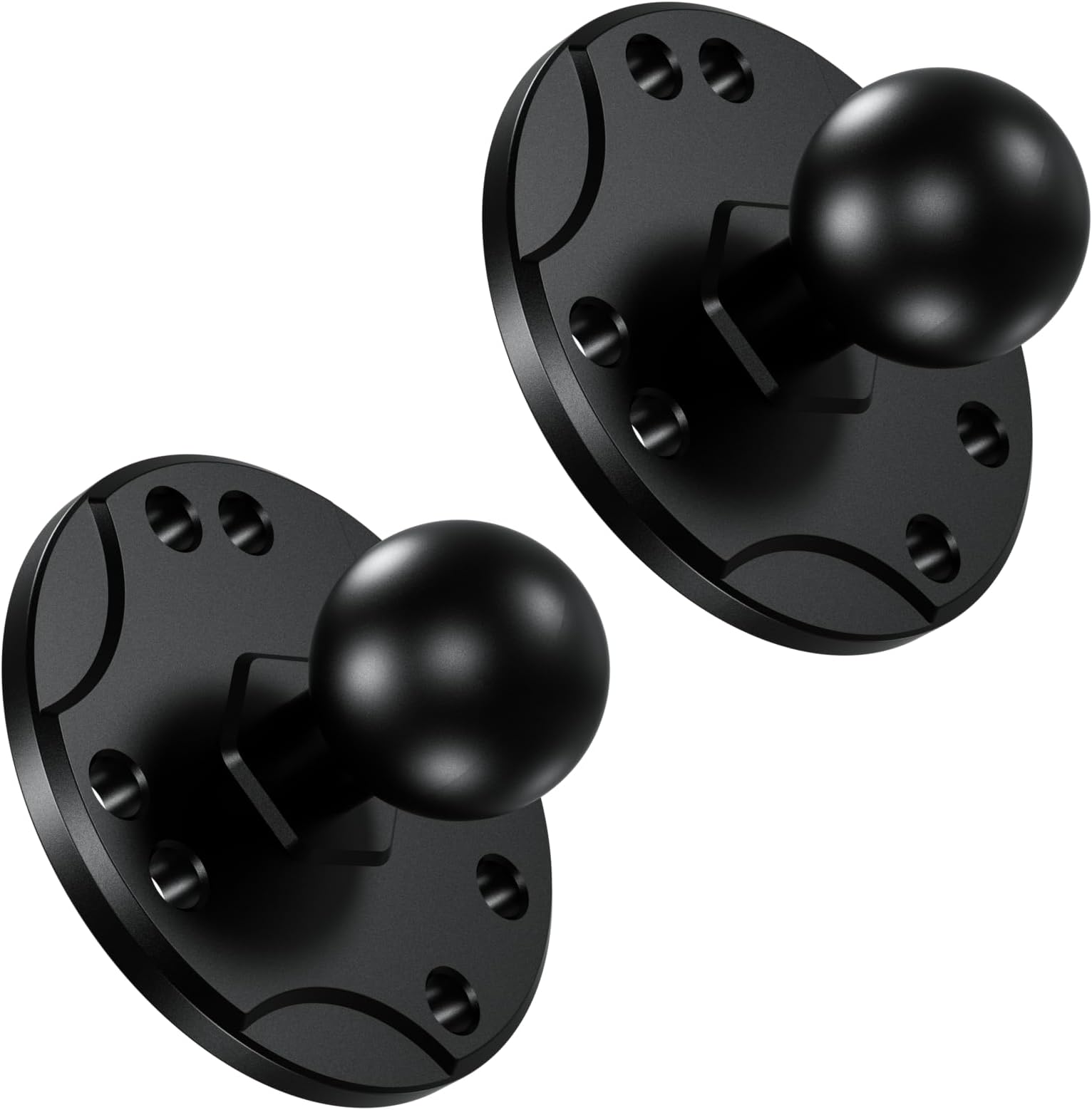 Amazon.com: BRCOVAN 2 PCS, 1'' Ball Mount Base with Aluminum Alloy AMPS ...