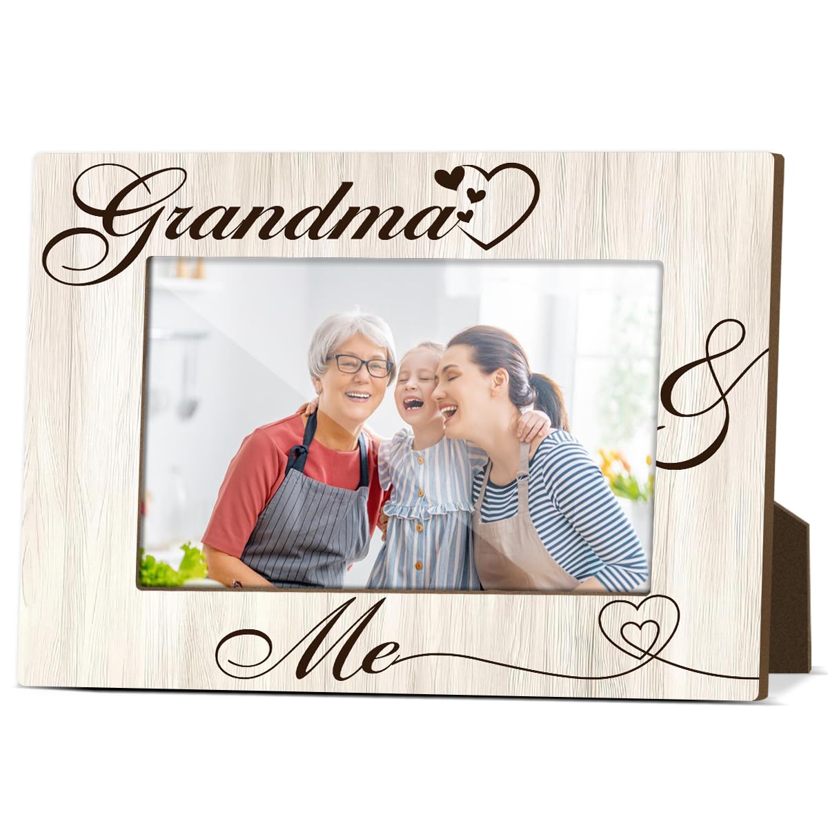 Amazon.com - Grandma and Me Grandmother Picture Frame Wood Photo Frame ...