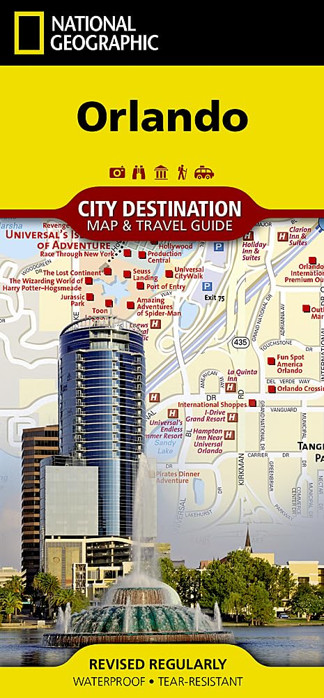 Orlando Map (National Geographic Destination City Map): National ...