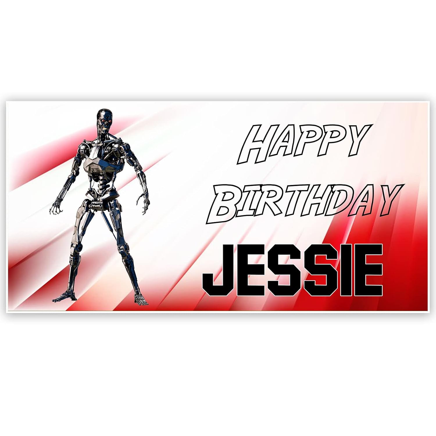 Amazon.com: Terminator Birthday Banner : Handmade Products
