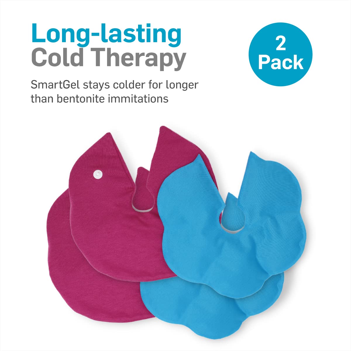 Snapklik.com : NatraCure Reusable Breast Ice Packs & Breastfeeding Gel ...