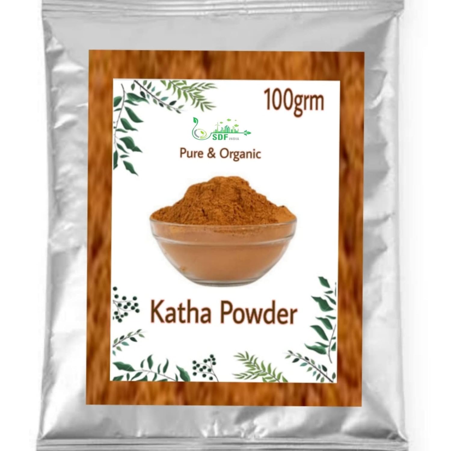 Pure and 100% Natural Katha Powder for Pan, Acacia Catechu for Hair ...