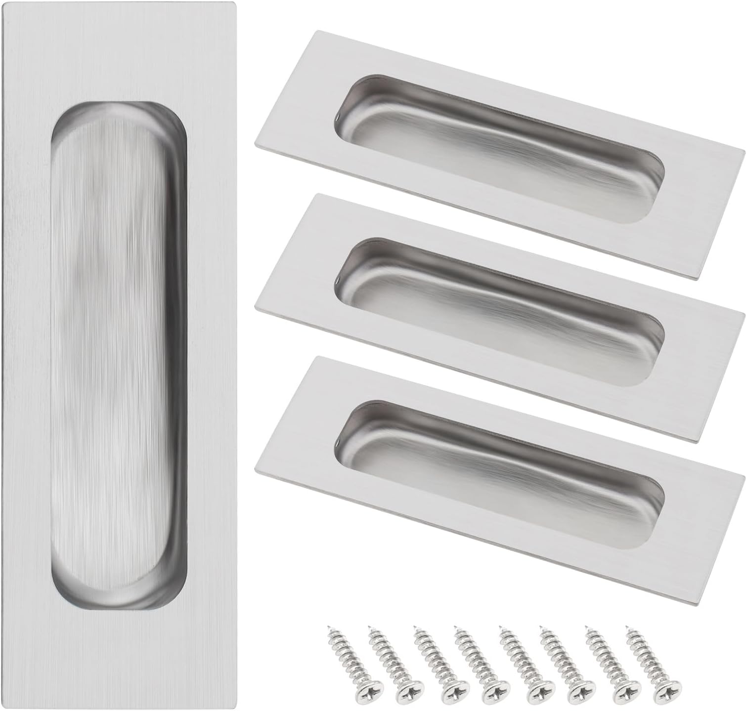 HOJLKLD 4 Pack Sliding Closet Door Handles, 304 Stainless Steel 4.7 ...