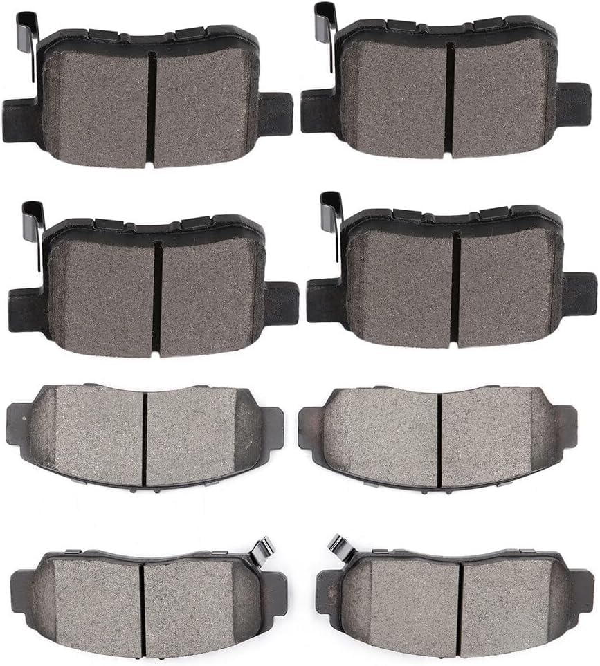 Amazon.com: evkingauto Front Rear Brake Pads fit For Honda Accord 2008 ...