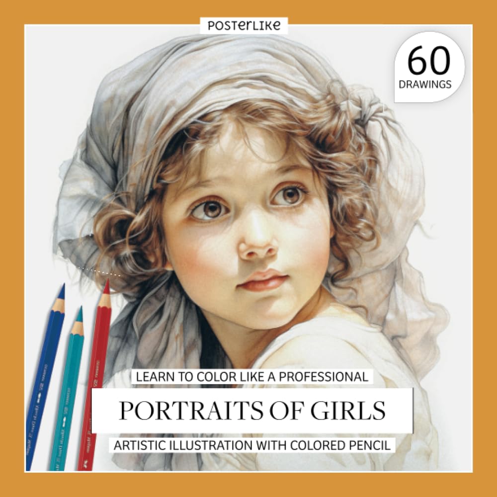 Learn to color like a professional Portraits of Girls. Artistic ...