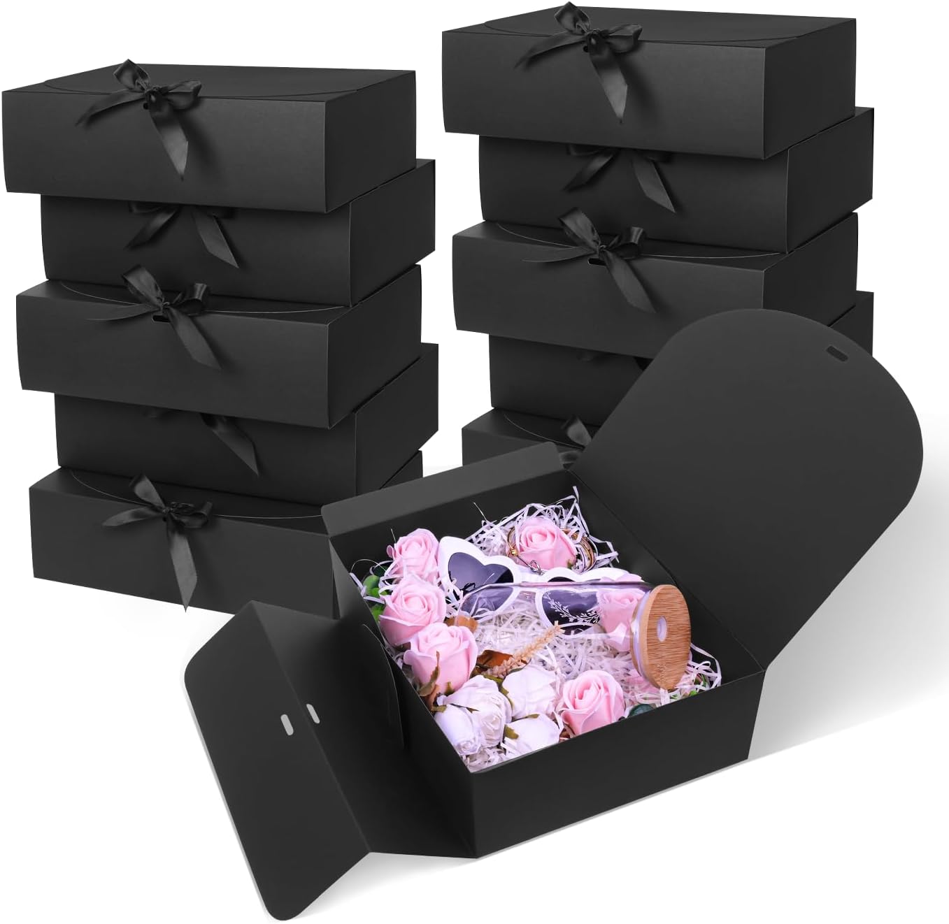 Amazon.com: 12 Pack Gift Boxes with Lids, Gift Boxes with lids bulk ...