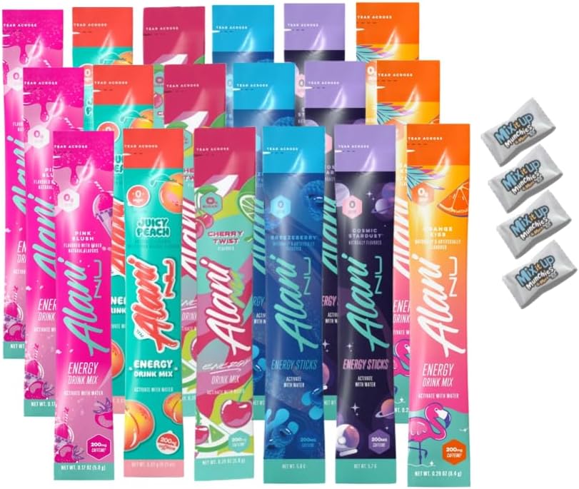 Amazon.com : Alani Energy Drink Powder Variety Pack – 18 Stick Sampler ...