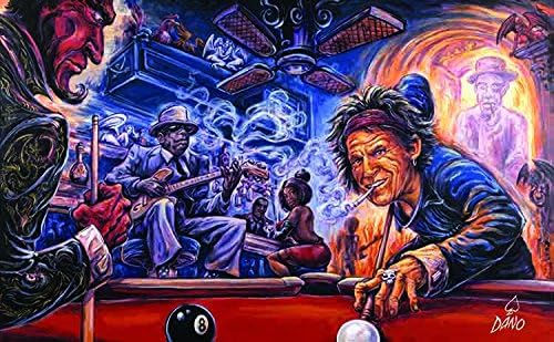 Amazon.com: Art By Dano Billiards with The Devil: Posters & Prints