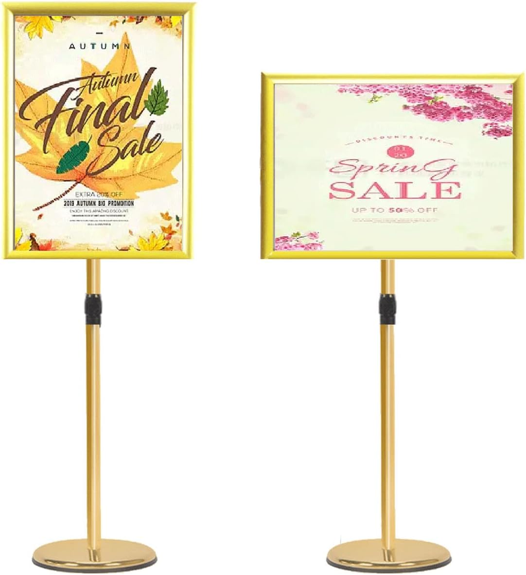 Sign Stand Sign Floor Standing Sign Stand Adjustable Poster Board Sale ...