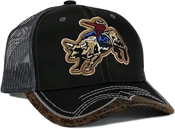 Rodeo Cowboy Hat Bull Rider/Horse Western Trucker Mesh Snapback ...
