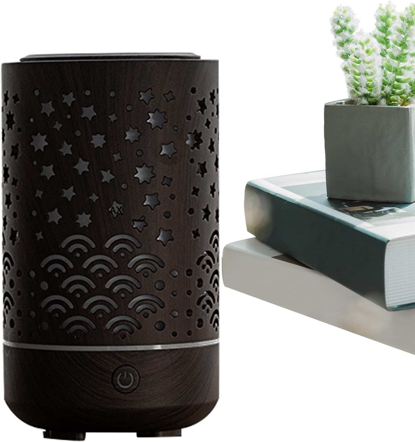 Diffusers for Home - Aroma Humidifier Purifier - Quiet Ultrasonic 4-In ...