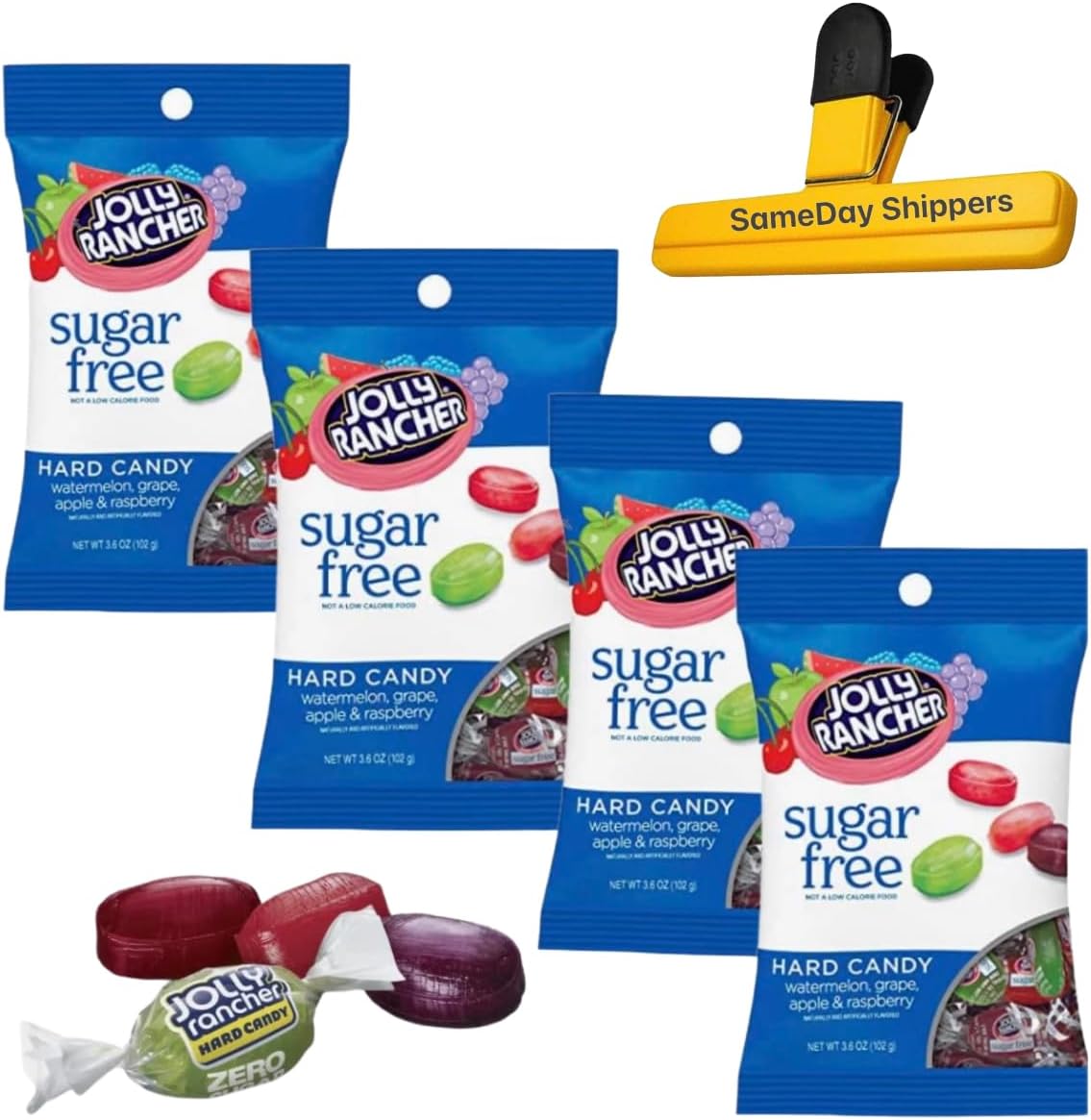 Amazon.com : Jolly Rancher Blue Raspberry Hard Candy, Individually ...