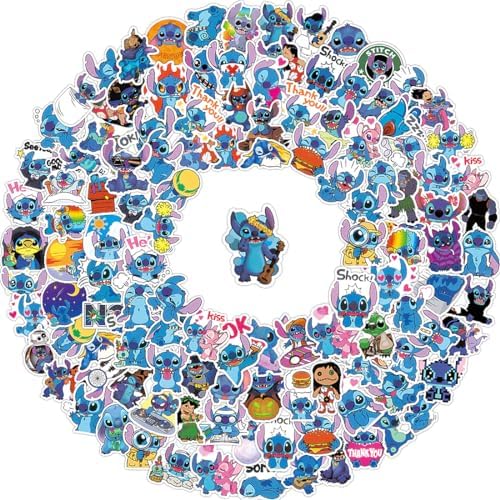 100Pcs Lilo & Stitch Stickers Pack Cartoon Cute Waterproof Vinyl ...