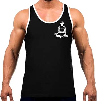 Amazon.com: Interstate Apparel Inc Men's Tequila Bottle Chest V542 Tee ...