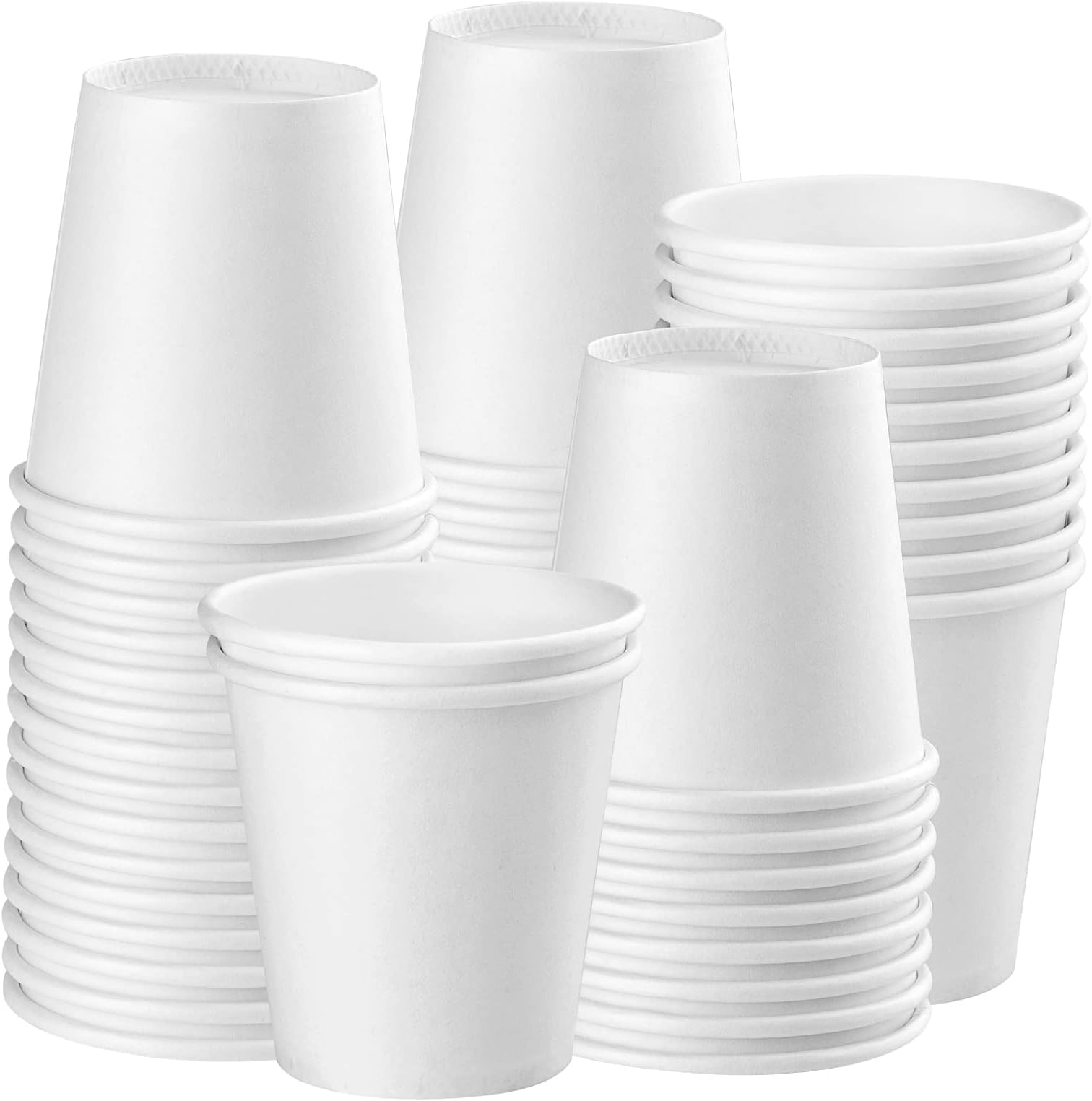 Amazon.com: SOLO Cup Company White Paper Water Cups, 3 oz, 100/Pack ...