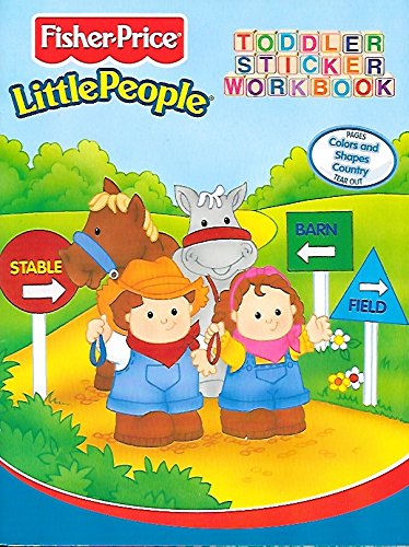 Little People Toddler Sticker Workbook: Colors and Shapes Country ...