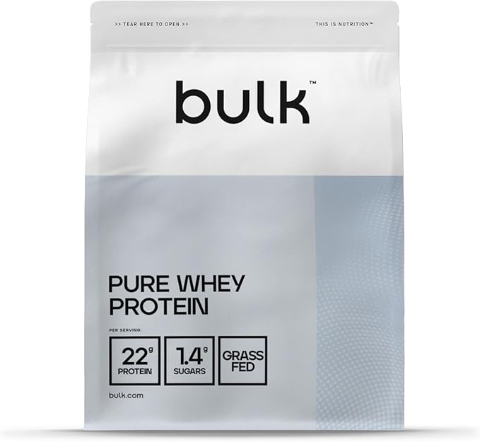Bulk Pure Whey Protein Powder | Vanilla | 23g Protein and 5g BCAAs per ...