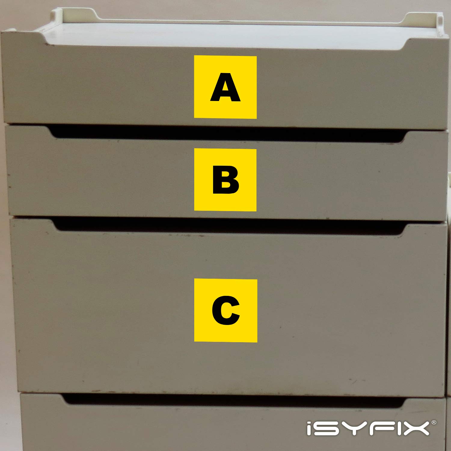 Snapklik.com : iSYFIX Letters Vinyl Stickers - A To Z, 3-inch, 4 Sets ...