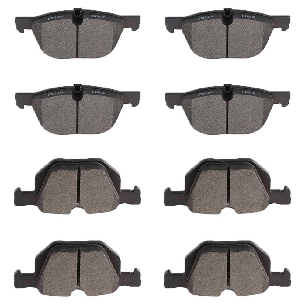 Amazon.com: SCITOO D1294 D1042 Semi Metallic Brake Pads Kits Front ...