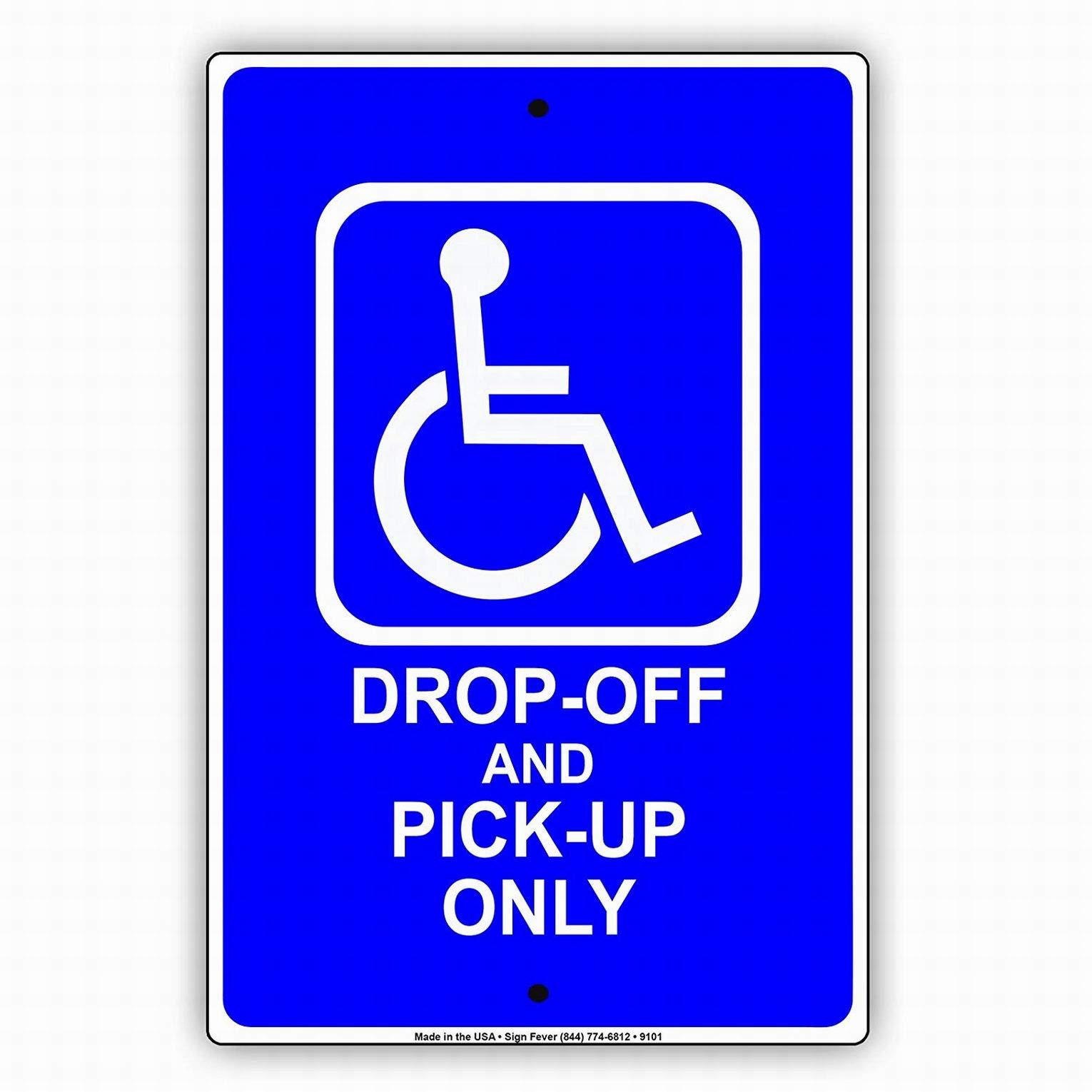 Hospital Patient Drop Off Sign