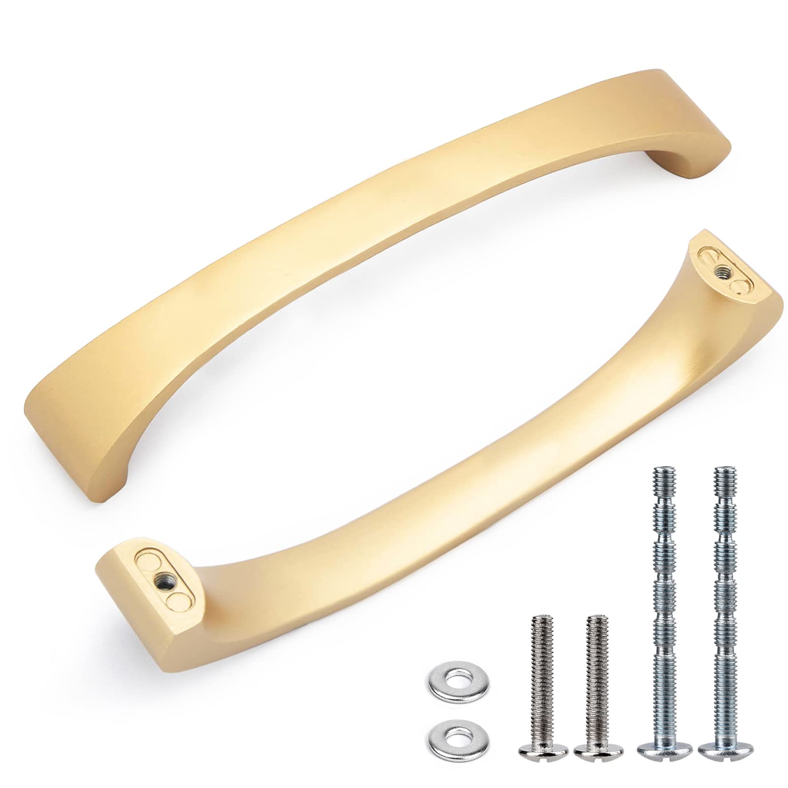 128mm Hole Center Drawer Pulls, Dannisly 2 Packs Arched Shape Cabinet ...