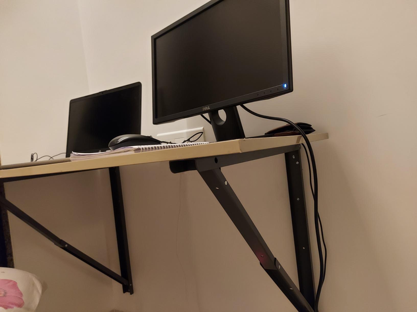 Ebco Products Foldable Table Bracket (600 mm, 24-inch, Grey) : Amazon ...