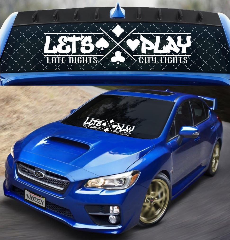 Amazon.com - 36" JDM Rear Window Decal Windshield Sticker RW-77 (20 ...