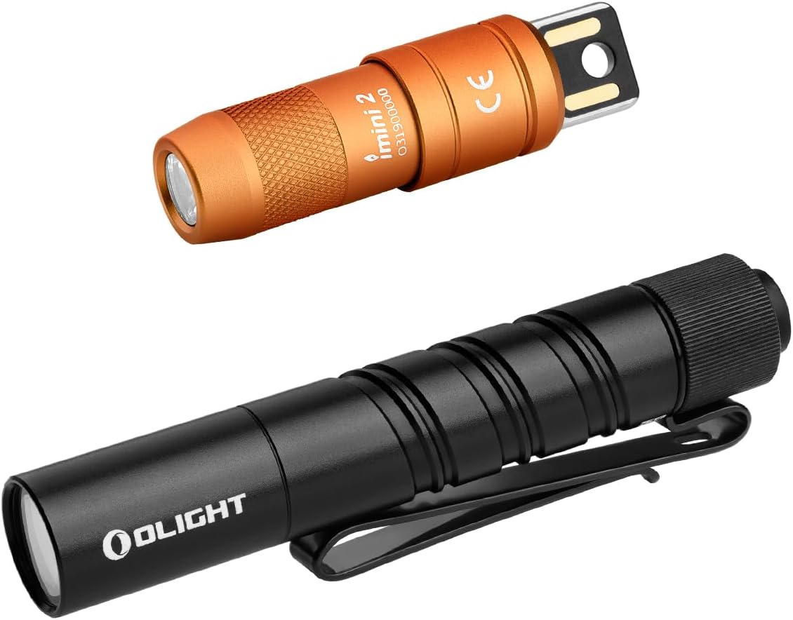 OLIGHT IMINI 2 EDC Rechargeable Keychain Flashlight Bundle I3T 2 EOS ...