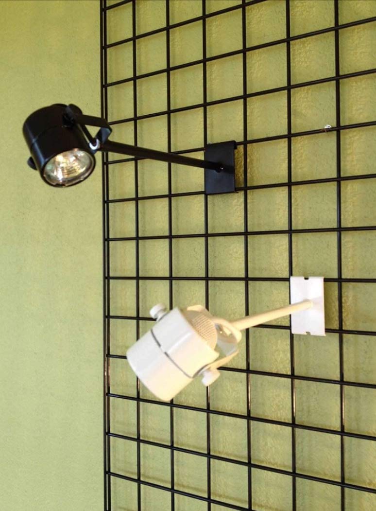 Gridwall Light Fixtures WJSX Grid Wall, DIY Iron Grid Of Photo Wall,